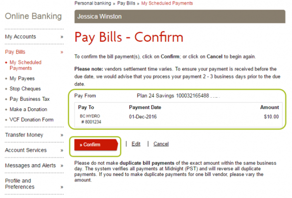 How do I set up an automatic bill payment? - Learning Hub