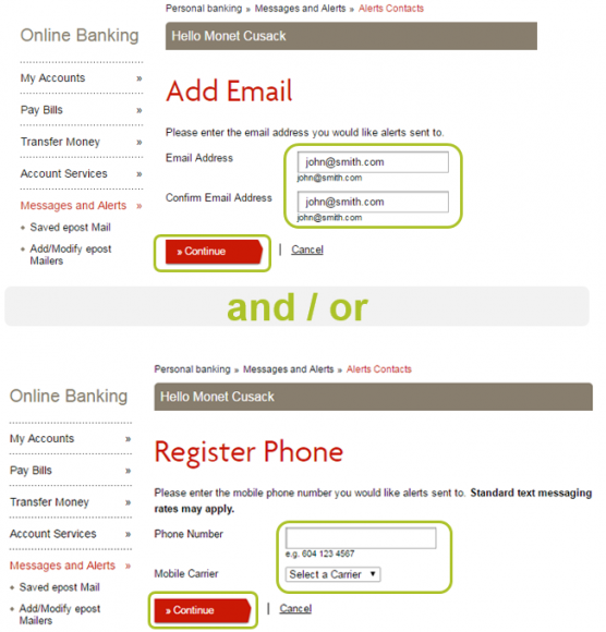 How do I set up online banking alerts? - Learning Hub