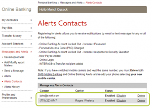 How do I set up online banking alerts? - Learning Hub