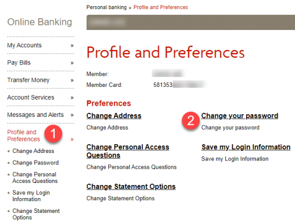 How do I change my online banking password? - Learning Hub