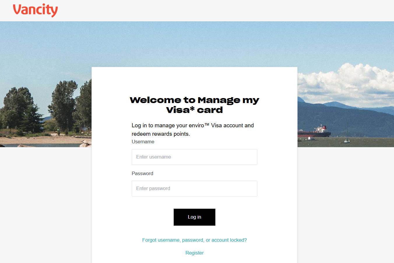 How do I access my Visa card information through the Manage my Visa ...