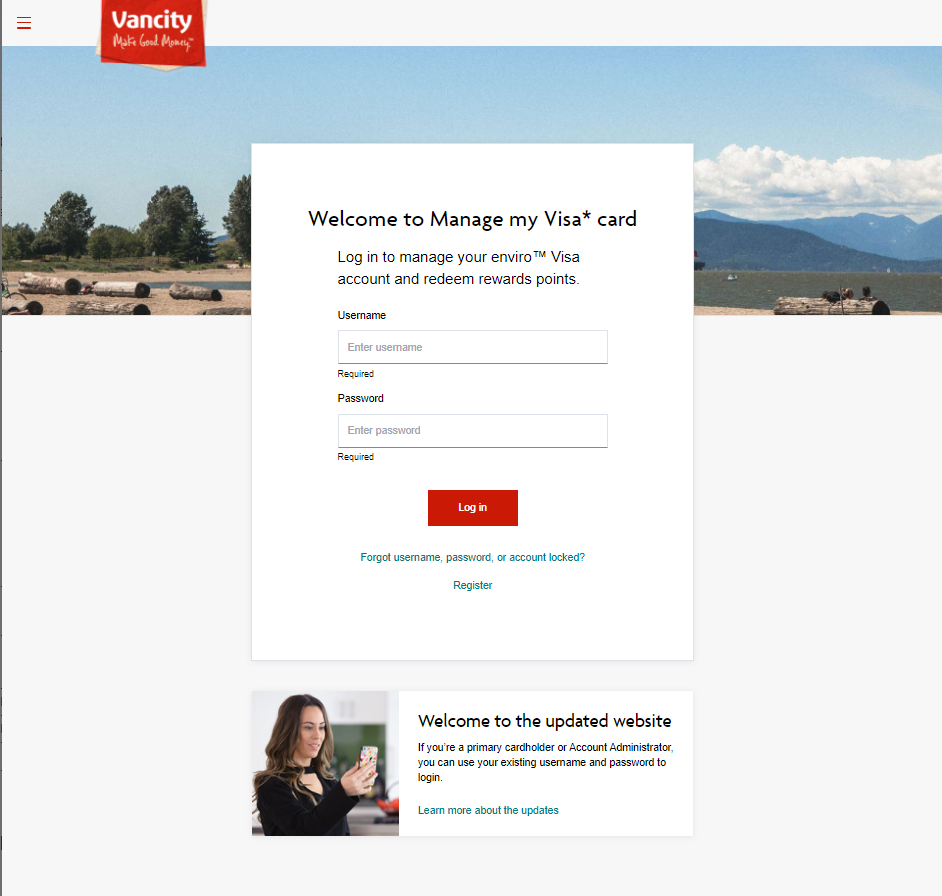 How do I access my Visa card information through the Manage my Visa ...
