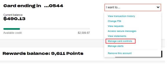 enviro™ Visa* card controls - Learning Hub
