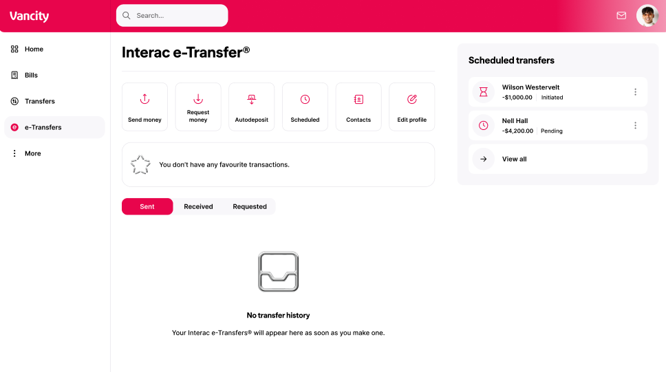 How do I create or edit Interac e-Transfer Profiles? - Learning Hub